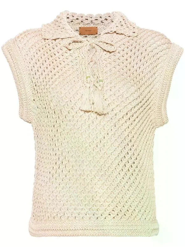 Alanui A Love Letter To India Top - Neutrals