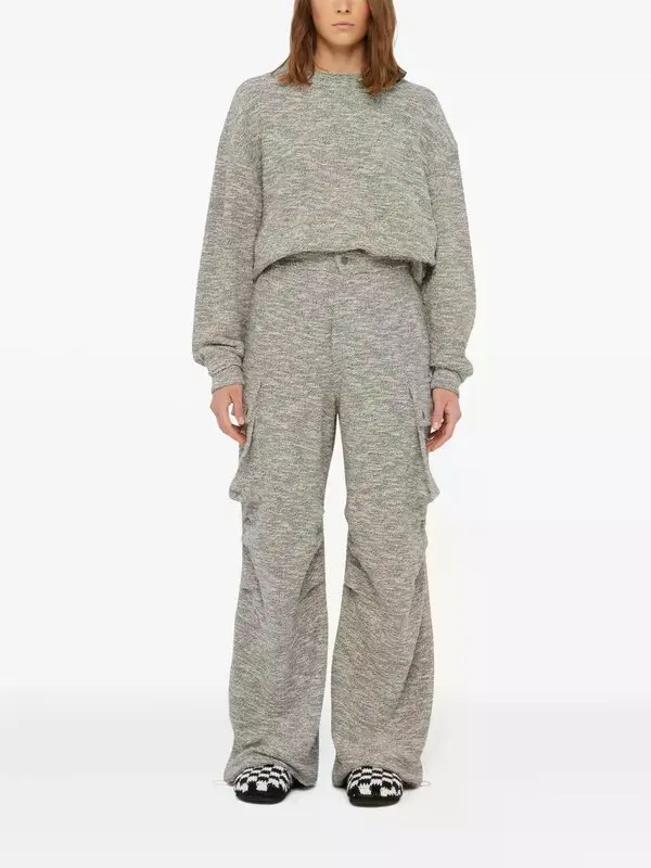 Alanui Mouline Cotton Cargo Trousers