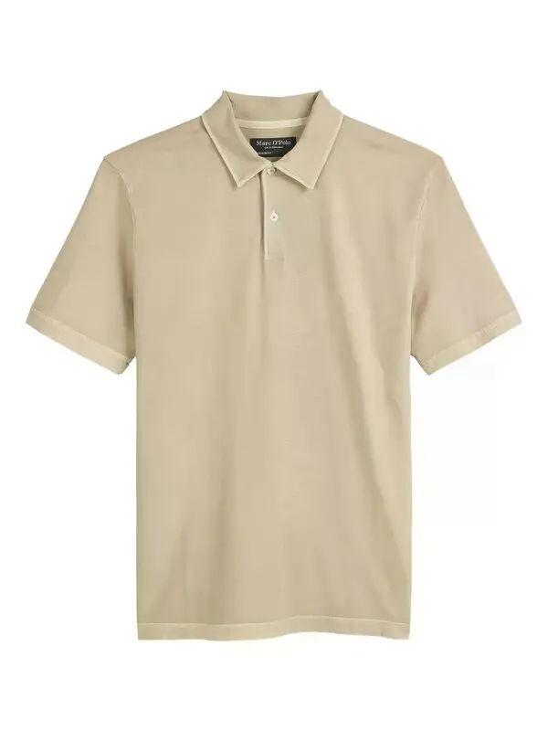 Marc O'polo Button-up Polo Shirt - Neutrals