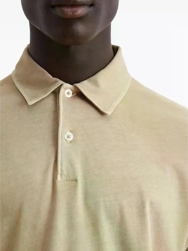 Marc O'polo Button-up Polo Shirt - Neutrals