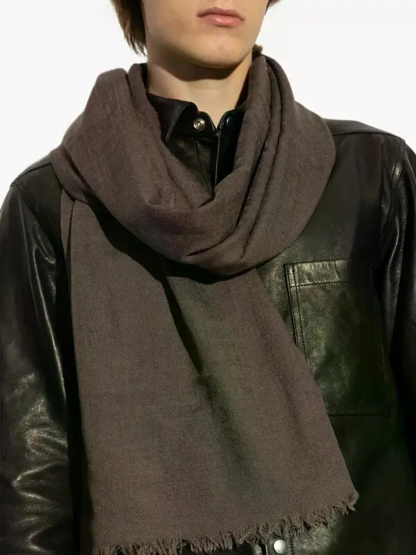 Rick Owens Frayed Scarf