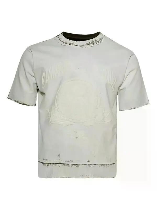 MAISON MARGIELA Logo-embroidered T-shirt