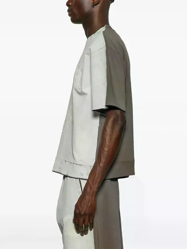 MAISON MARGIELA Logo-embroidered T-shirt