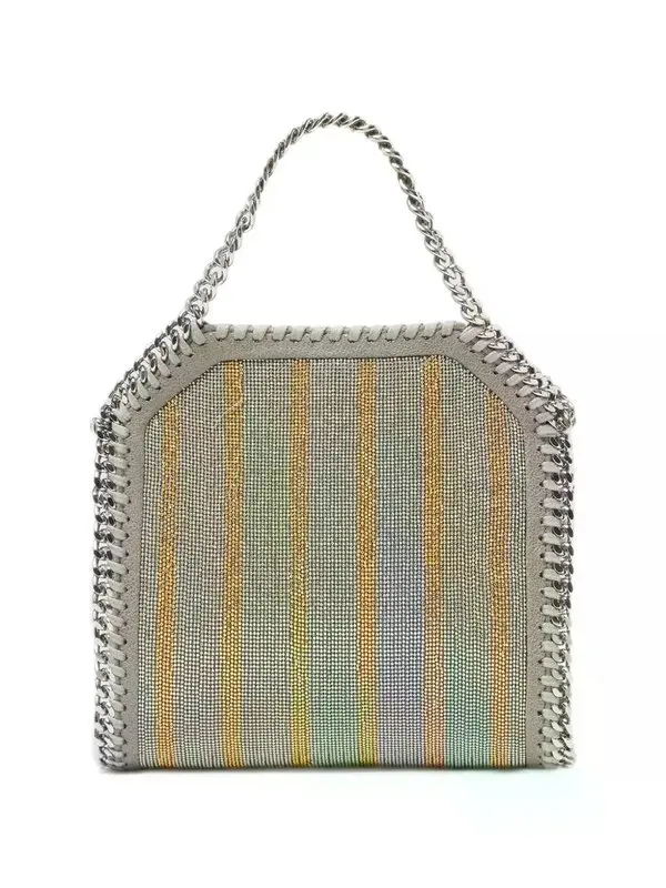 Stella McCartney Falabella Striped Metallic Bag