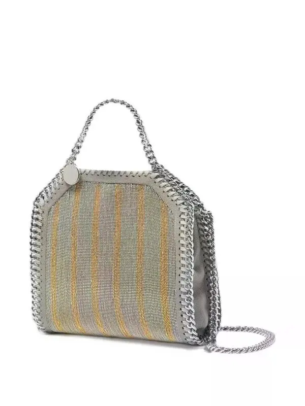 Stella McCartney Falabella Striped Metallic Bag