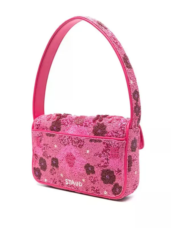 Staud Tommy Beaded Shoulder Bag