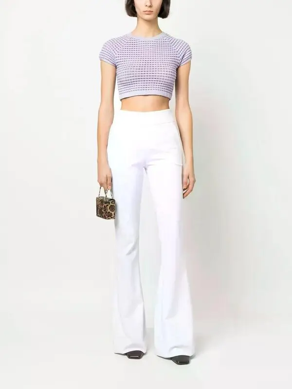 GENNY Zipped Flared Trousers