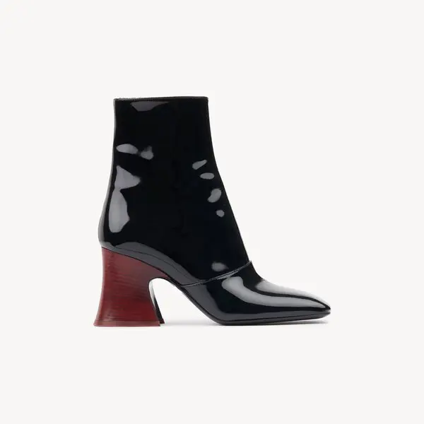 Chloé Janis Heeled Ankle Boots - Black