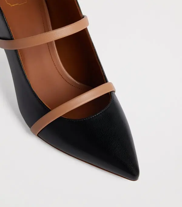 MALONE SOULIERS Leather Maureen Mules 70 - Black