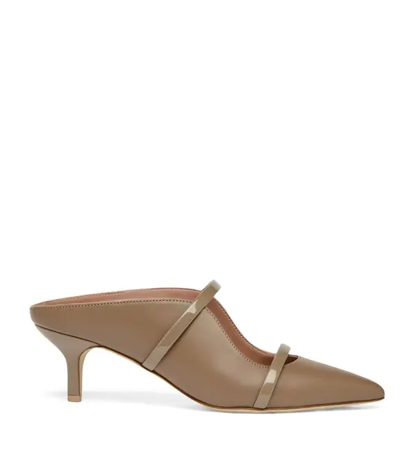 MALONE SOULIERS Maureen Leather Mules - Neutral