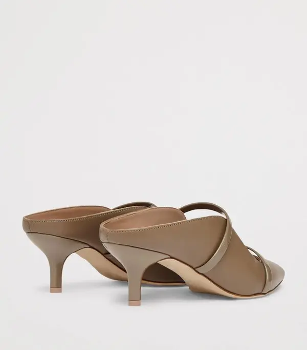 MALONE SOULIERS Leather Maureen Mules 45 - Neutral