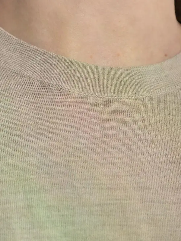 Theory Short Sleeve Wool T-shirt - Neutrals