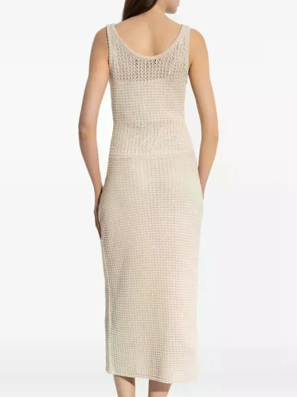 Theory Crochet Knit Midi Dress