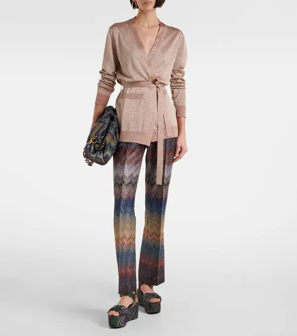 Missoni Sequined Platform Sandals