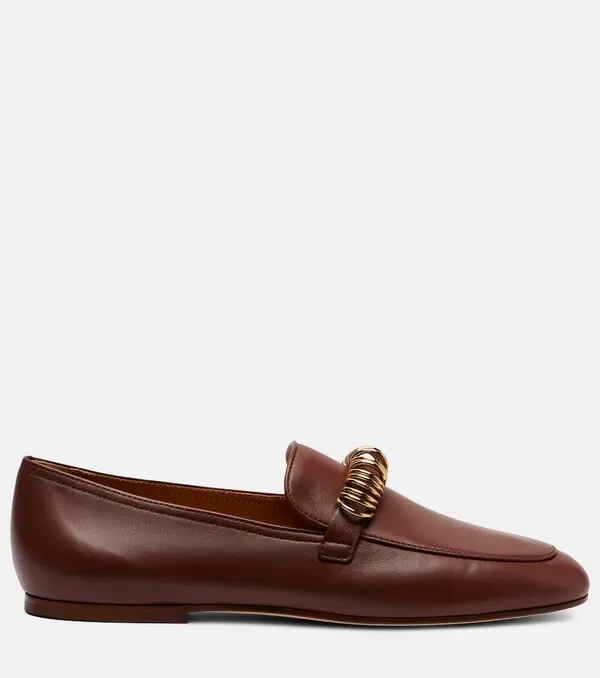 TOD'S Leather Loafers - Brown