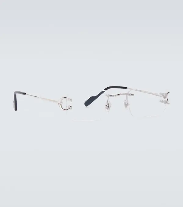 Cartier Rimless Rectangle Eyeglasses