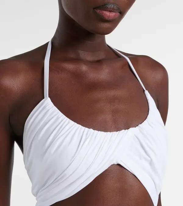 Alaïa Draped Halterneck Swimsuit