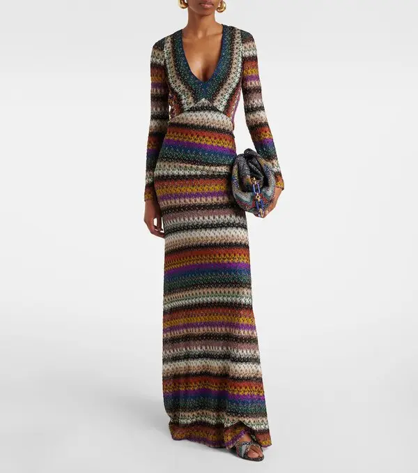Missoni Sequined Wedge Sandals