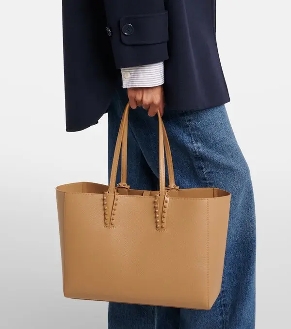 CHRISTIAN LOUBOUTIN Cabata Large Leather Tote Bag