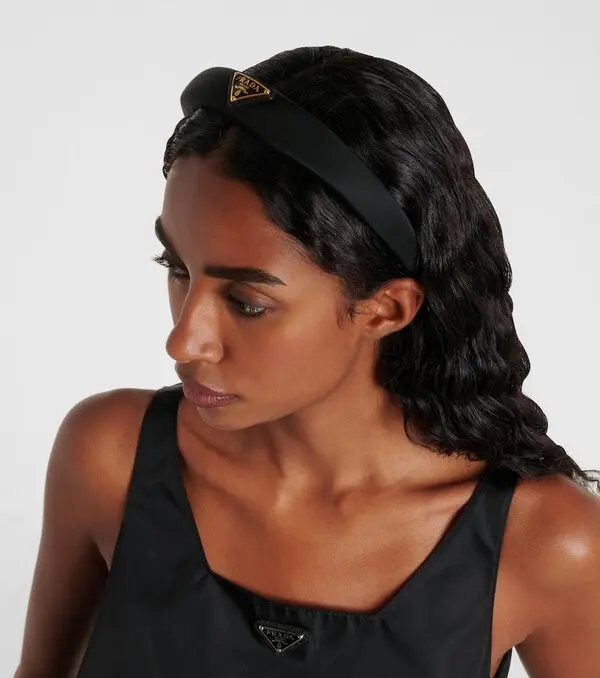 Prada Re-nylon Headband - Black