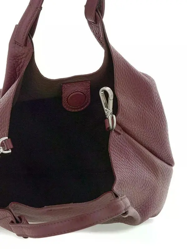 GIANNI CHIARINI Leather Tote Bag - Red