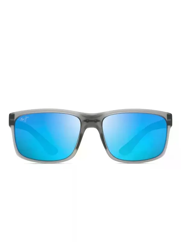 Maui Jim Pokowai Rectangular-frame Polarised Sunglasses - Grey