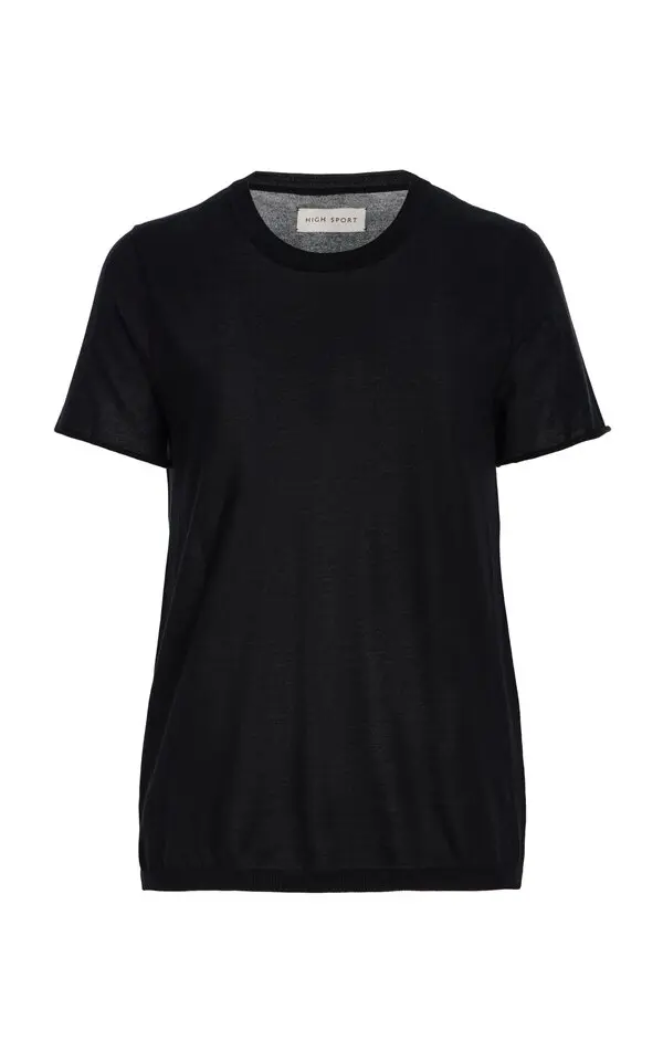 HIGH SPORT Owen Cotton Tee - Black