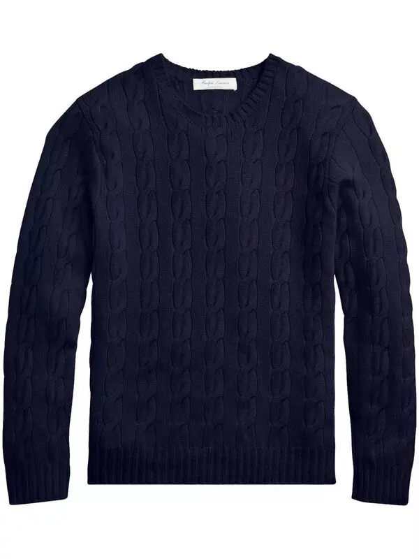 Ralph Lauren Purple Label Cable-knit Cashmere Sweater