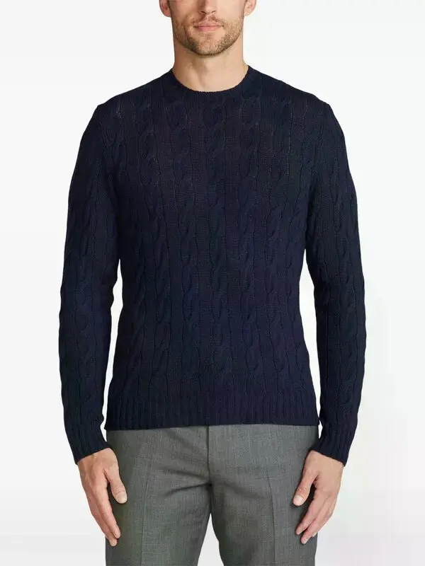 Ralph Lauren Purple Label Cable-knit Cashmere Sweater