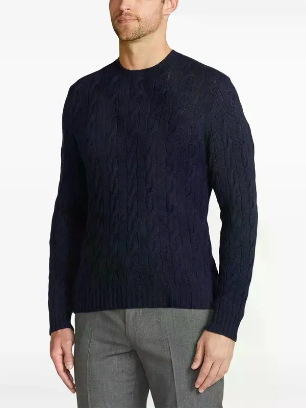 Ralph Lauren Purple Label Cable-knit Cashmere Sweater