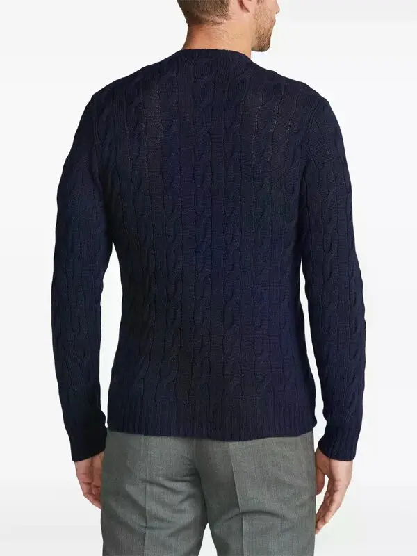Ralph Lauren Purple Label Cable-knit Cashmere Sweater