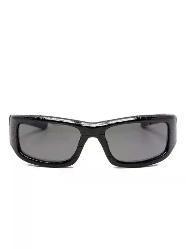 Jacquemus Rectangle Frame Sunglasses - Black