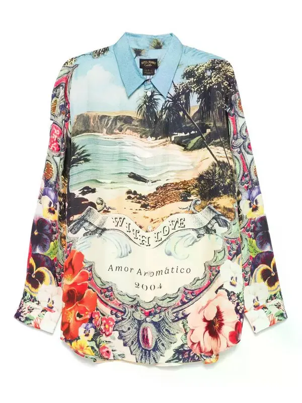 Camilla Silk Oversized Shirt