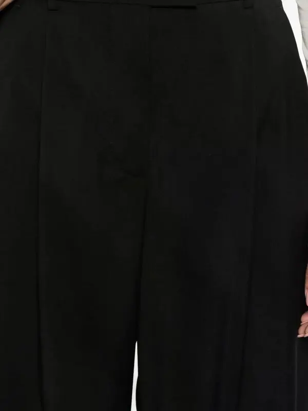 Sportmax Pleated Wide-leg Trousers