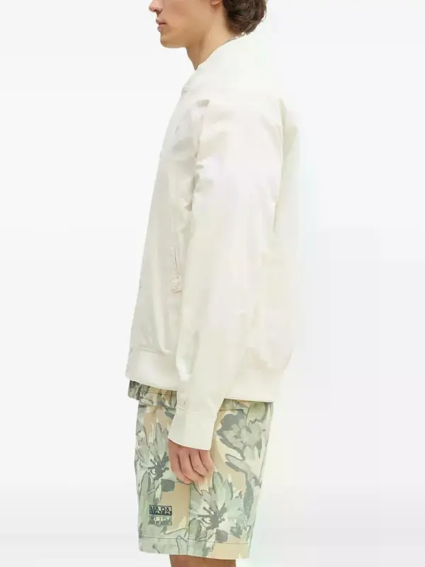 Fred Perry Logo Embroidered Shirt Jacket