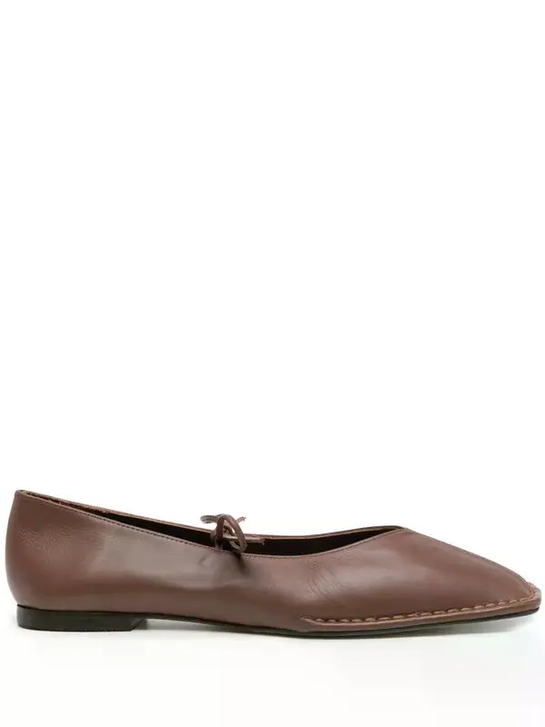 ALOHAS Sway Ballerina Shoes - Brown