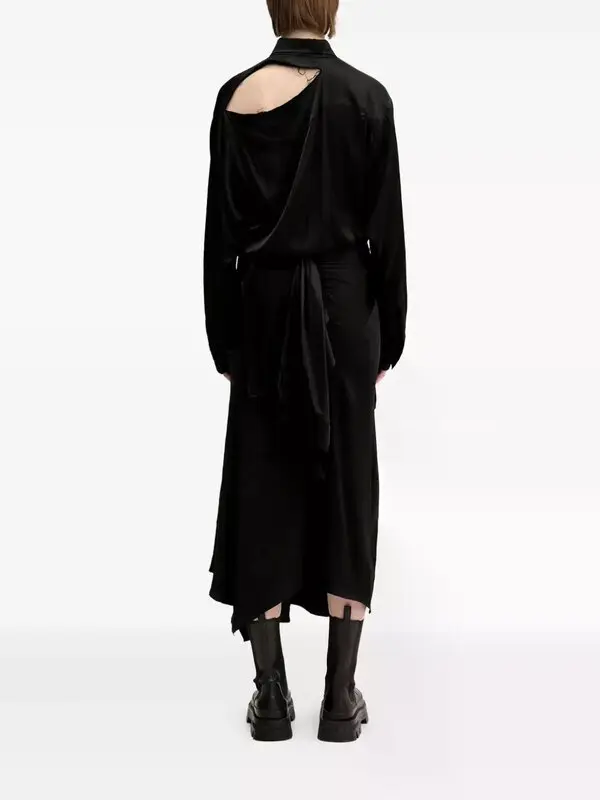 Ottolinger Ruffled Satin Dress