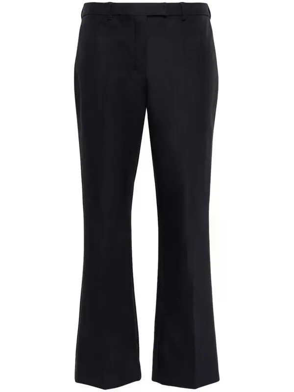 Max Mara Pressed-crease Flared Trousers