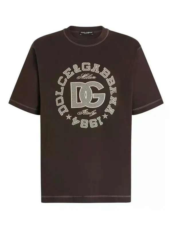 Dolce & Gabbana Logo-embroidered T-shirt