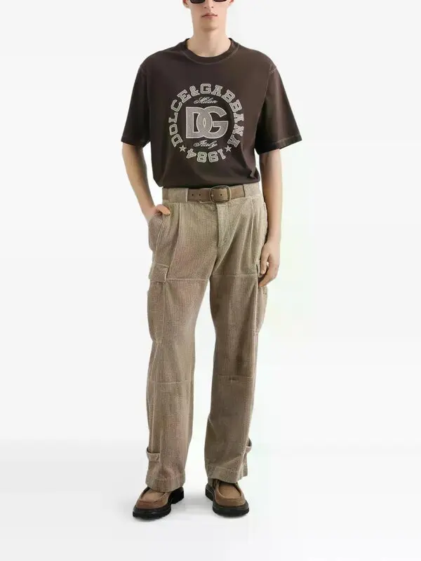 Dolce & Gabbana Logo-embroidered T-shirt