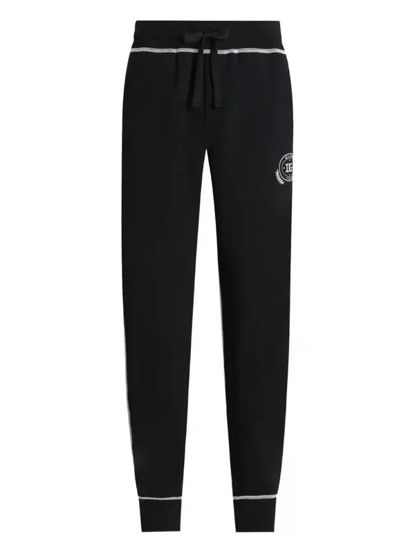 Dolce & Gabbana Cotton Track Pants - Black