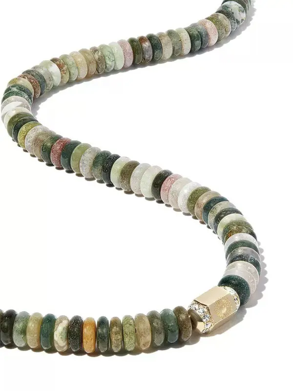 Luis Morais 14kt Yellow Diamond, And Gemstone Beaded Necklace
