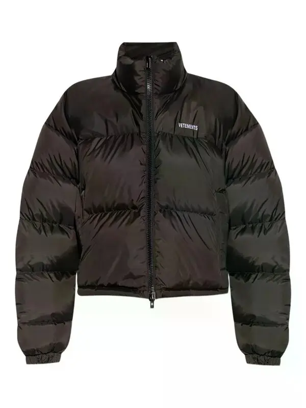 Vetements Padded High Neck Zip Up Puffer Jacket