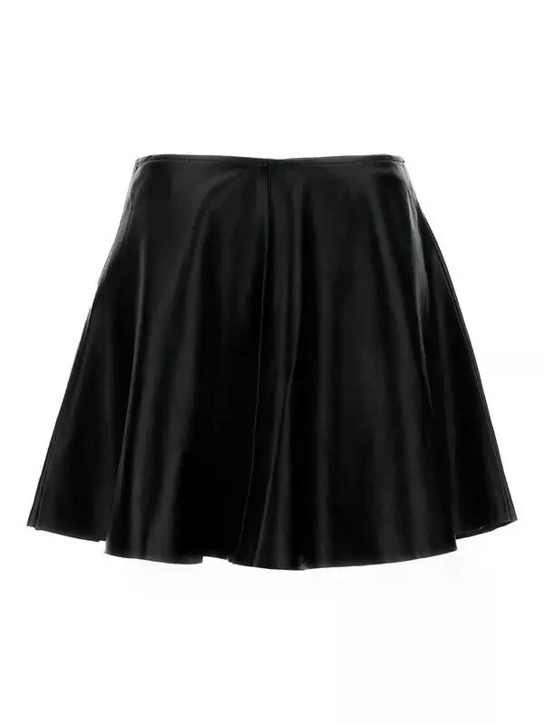 HAIKURE Leather Pleated Skirt