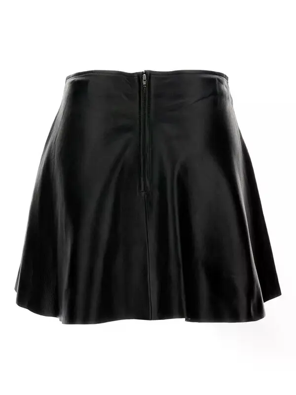 HAIKURE Leather Pleated Skirt