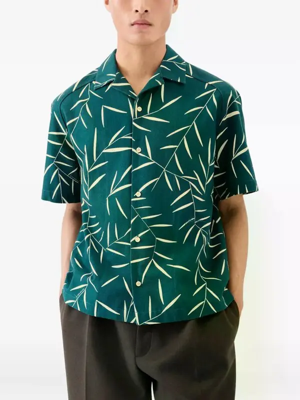 Jacquemus Printed Short-sleeve Shirt - Green