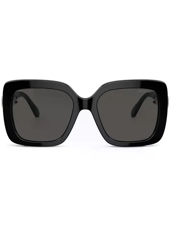 SWAROVSKI Crystal-embellished Sunglasses - Black