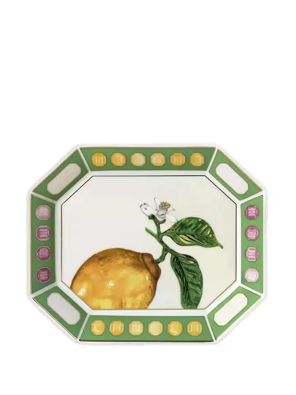 SWAROVSKI X Rosenthal Idyllia Lemon-print Tray