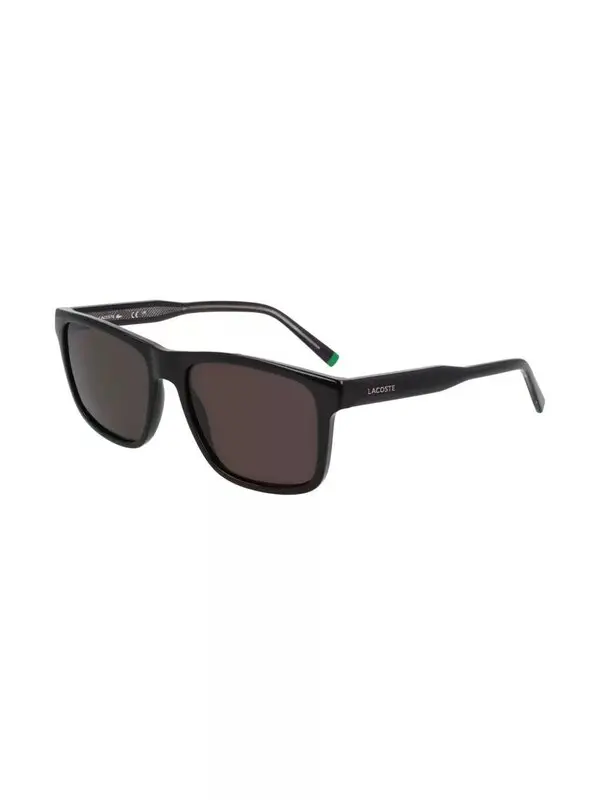 Lacoste Sunglasses With Logo Lettering - Black