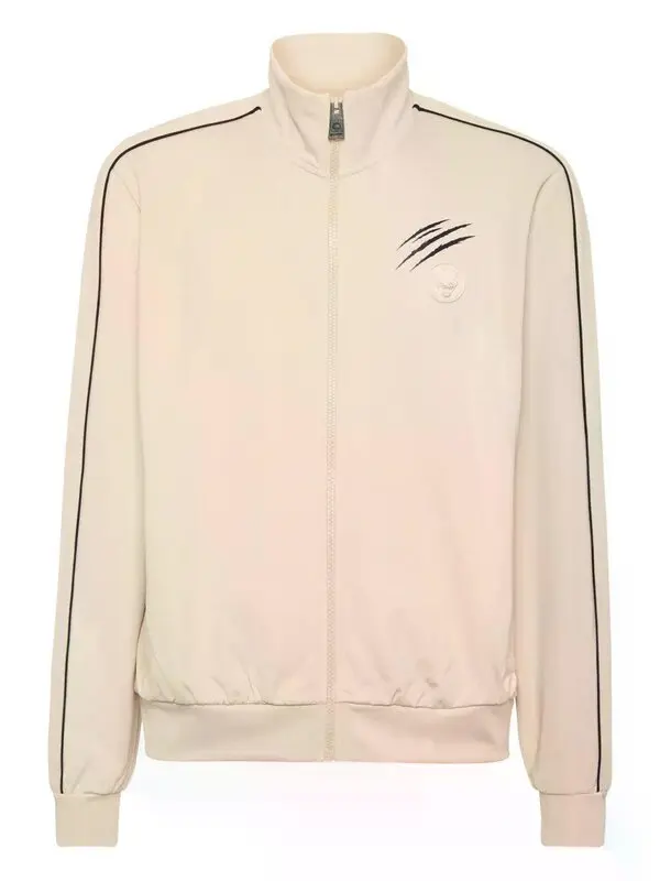 PLEIN SPORT Zip-up Track Jacket - Neutrals